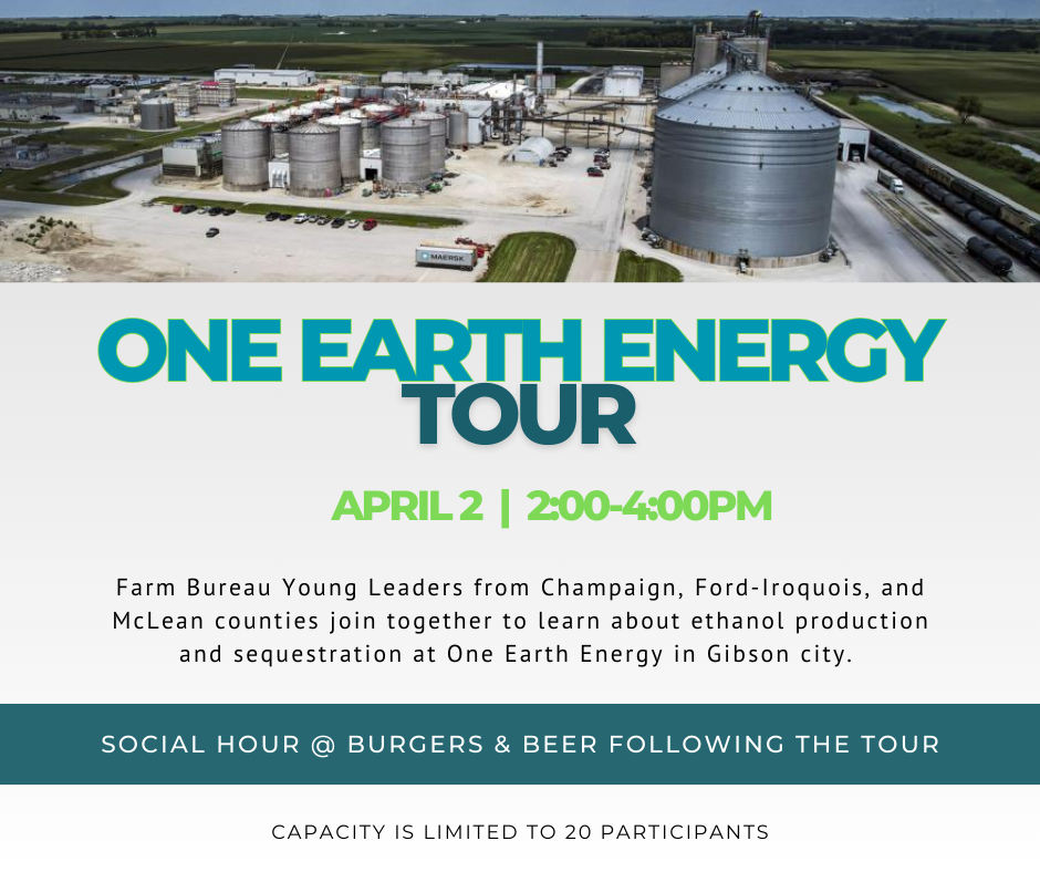 Young Leader Tour – One Earth Energy – McLean County Farm Bureau